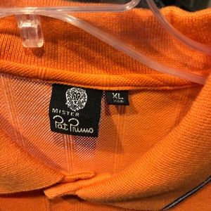 Pat Primo | Shirts | Used Xl Pat Primo Polo Shirt Orange With Collar ...